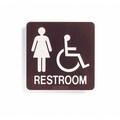 Sign Comply Restroom, 8" W x 8" H 42291-12 JADE | Zoro