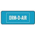 Brady Label, ORM-D-Air, PK 500 26219PRLS | Zoro