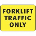 Electromark Facility Traffic Sign, 10 in Height, 14 in Width, Plastic ...