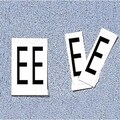 Electromark Letter Label, E, 2 In. H, PK50 34098WE | Zoro