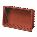 Lewisbins Divider Box, Red, High Density Polyethylene, 0.36 cu ft ...