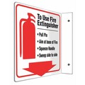 Accuform Fire Extinguisher Sign, 8X8", PS, ENG PSP726 | Zoro
