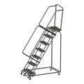 Ballymore 103" H Steel Slope Lockstep Rolling Ladder, 7 Steps, 450 lb ...