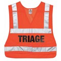 Zoro Select Triage Vest, Orange T272K | Zoro