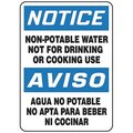 Accuform Notice/Aviso, 10" W x 14" H, Rectangle, Vinyl SBMCAW805VS | Zoro
