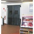 Aleco Industrial Impact Door, 8 x 5 ft, Gray 434021 | Zoro