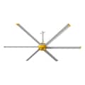 Big Ass Fans Ceiling Fan, Anodized Aluminum, 10 ft Dia. F-ES2-1001S34 ...