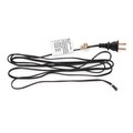 Power First Power Cord, 1-15P, SPT-1, 8 ft., Blk, 10A, 18/2 1FD94 | Zoro