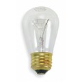 Current Incandescent Light Bulb, S14, 15W 15S14/GR/CL/8-130V | Zoro