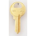 Kaba Ilco Key Blank, Brass, Type 1092, 4 Pin, PK50 M1-BR | Zoro