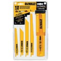 Dewalt 12 Piece Bi-Metal Reciprocating Saw Blade Set with Telescoping ...