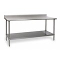 Eagle Group Worktable, 60 In. W, 30 In. D, 600 lb. T3060SEB-BS | Zoro