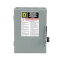 Square D Fusible Safety Switch, General Duty, 240V AC, 2PST, 30 A, NEMA ...