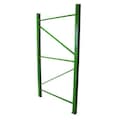 Husky Rack & Wire Welded Upright Frame, 36"D x 96"H, Green IU18360096-G ...