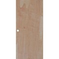 Ceco Security Door, RH, 80" H, 36" W, 1-3/4" Thick, Natural Birch with ...
