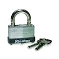 Master Lock Padlock, Keyed Alike, Breakaway Shackle, Square Steel Body ...