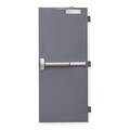 Ceco Security Door, LHR, 84" H, 36" W, 1-3/4" Thick, 18 Gauge Steel ...