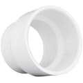 Zoro Select PVC No Hub Adapter, CI No Hub x Hub, 3 in Pipe Size 1WKJ7 ...