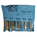 Sock It Out Screw Extractor Set, 5 Pc MEB-2 | Zoro