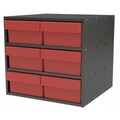 Akro-Mils Drawer Bin Cabinet with 18" W x 16-1/2" H x 17" D ...
