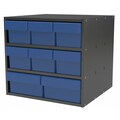 Akro-Mils Drawer Bin Cabinet with 18" W x 16-1/2" H x 17" D ...