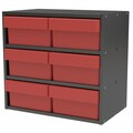 Akro-Mils Drawer Bin Cabinet with 18" W x 16-1/2" H x 11" D ...