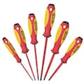 Knipex Insulated Screwdriver Set, Slotted/Phillips, 6 pcs 9K 98 98 33 ...