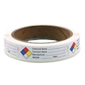Roll Products HMIG Label, 3/4"H, 2-1/2"W, PK250 163-0004 | Zoro