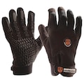 Impacto Anti-Vibration Gloves, M, Black, PR BG408M | Zoro