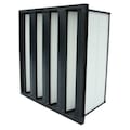 Air Handler V-Bank Air Filter w/ Gasket, 24x24x12", MERV 15 48FP87 | Zoro