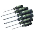 Sk Professional Tools Screwdriver Set, Slotted/Phillips, 6 Pc 86330 | Zoro