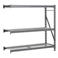 Edsal Add-On Bulk Storage Rack, 24 in D, 72 in W, 3 Shelves ERW722496A ...