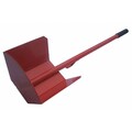 Westward Bucket Scoop, 25x7 In, Red, Stl, w/2 Holes 13A621 | Zoro