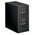 Hon 2 Drawer File Cabinet, Black, Letter H312.P.P | Zoro