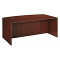 Hon Basyx Office Desk Shell, 42 in D X 29 in H, Mahogany, Laminate 72 ...