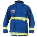 Fire-Dex EMS Jacket, 3XL, Royal Blue PCCROSSTECHEMS-3X | Zoro