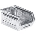 Ssi Schaefer 11 lb Stackable Storage Bin, Steel, 4 in W, 3 in H, 6 3/4 ...