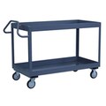 Jamco Steel Utility Cart with Deep Lipped Metal Shelves, Ergonomic, 2 ...