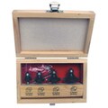 Zoro Select Router Bit Set, Roundover, 1/4S, 4 Pc 16Y602 | Zoro