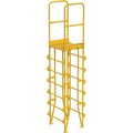 Vestil Cross-Over Ladder, Vertical, 7 Step, 8 COLV-7-82-8 | Zoro