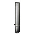Calpipe Security Bollards Bollard, Removble, 5", Dome, Stainless Steel ...