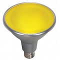 Satco 15W PAR38 LED Yellow 40' beam Medium 120V S9484 | Zoro