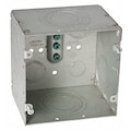 Raco Electrical Box, 66.7 cu in, Data Box Type, 2 Gangs, Steel, Square ...