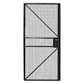 Zoro Select Welded Wire Door, W 4 Ft x H 5 Ft 19N880 | Zoro