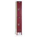Hallowell Wardrobe Locker, 12" W, 15" D, 78" H, (1) Wide, (2) Openings ...