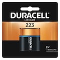 Duracell Battery, 223, Lithium, 6V DL223ABPK | Zoro