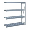 Lyon Add-On Bulk Storage Rack, 48" D, 96" W, 4 Shelves DD67545R | Zoro
