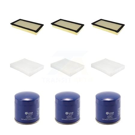 Pur 3x Air + 3x Cabin + 3x Engine Oil Filter 9 Total Kit For 2020-2023 ...
