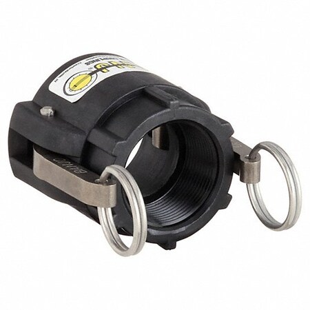 Banjo Cam & Groove Coupling, Type D, 2 in Coupling, 2 in Hose Fitting ...