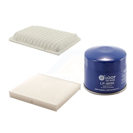 Pur 1x Air + 1x Cabin + 1x Engine Oil Filter Filter 3 Total Kit For ...